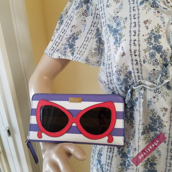 kate spade | Bags | Kate Spade Neda Periwinkle Make A Splash Wallet | Poshmark